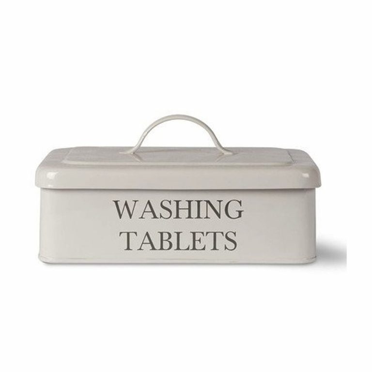 WASHING TABLETS Enamel Storage Tin | Fizzy Fox Ripley