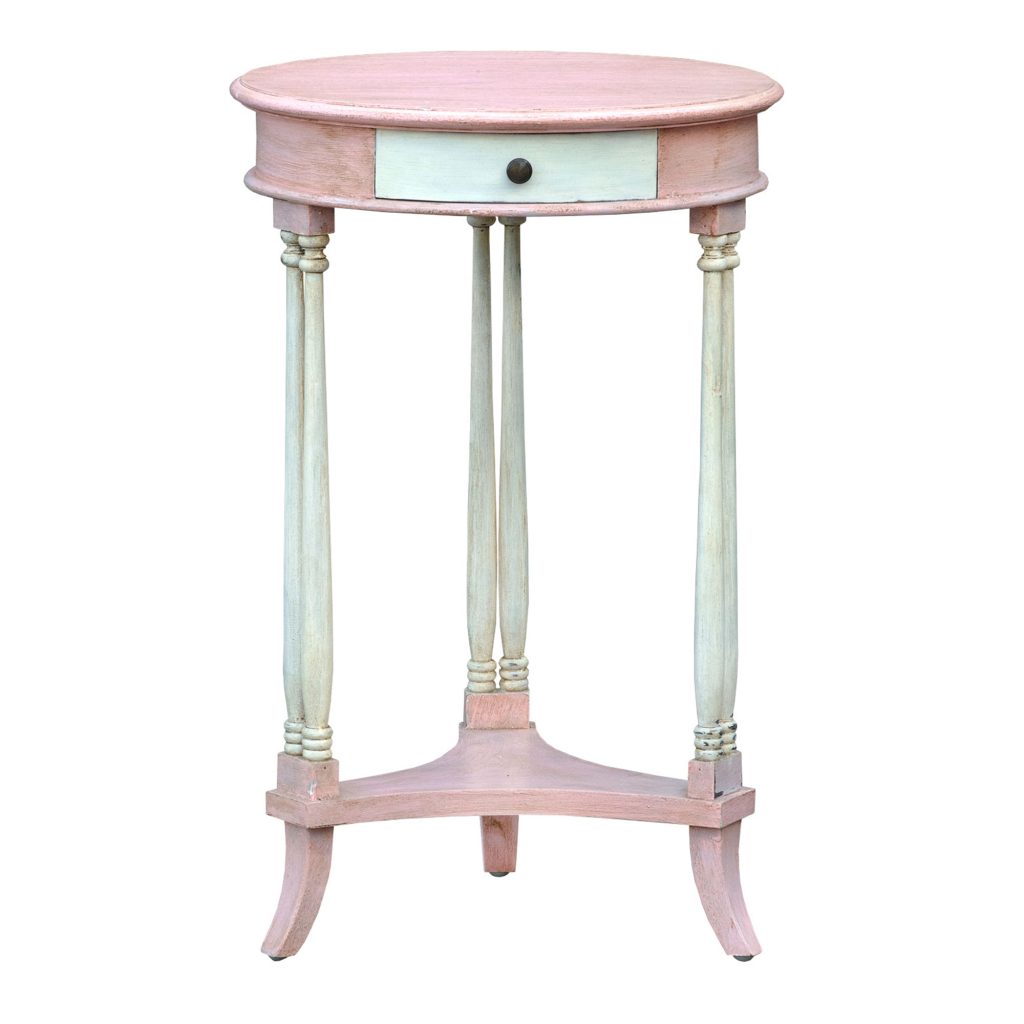Shabby Chic Vintage Pink Side Table | Fizzy Fox Ripley