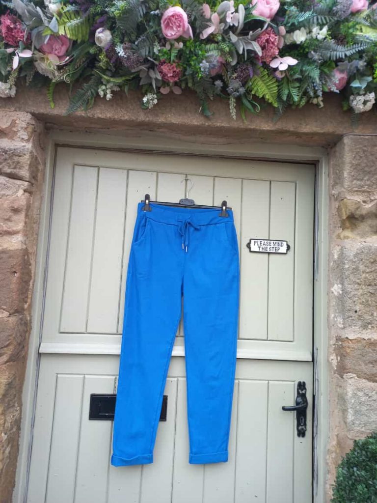 Regular Size Stretchy Magic Pants Trousers Cobalt Blue | Fizzy Fox Ripley