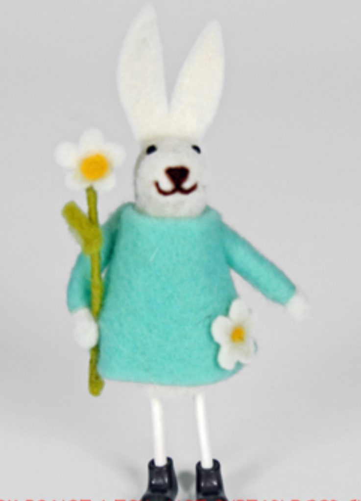 Standing Felt Mr Rabbit | Fizzy Fox Ripley